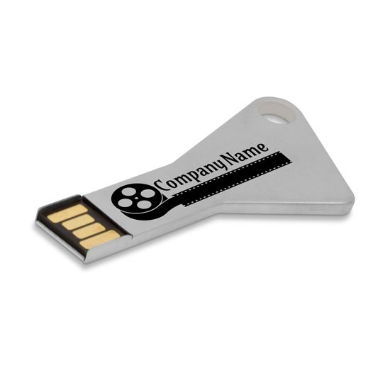 Wholesale Imprinted Custom Key Shaped USB Flash Drive