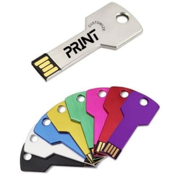 Wholesale Imprinted Custom Key Shaped USB Flash Drive