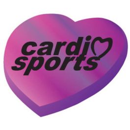 Logo Heart Shaped Mood Die Cut Erasers | 4CustomPromo