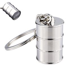 Custom Metal Oil Barrel Keychain | 4CustomPromo
